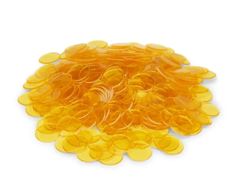 Bingo Counters-Yellow | Math Might Resources | SIS For Teachers