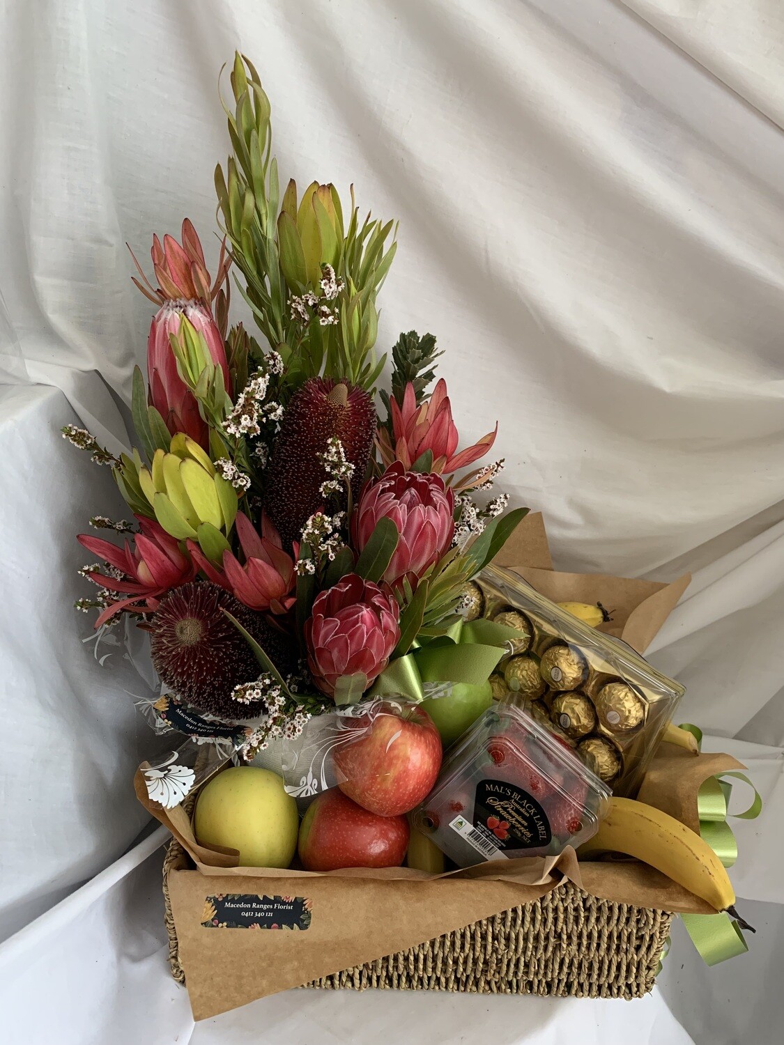 Large mixed hamper with native flowers when in season
