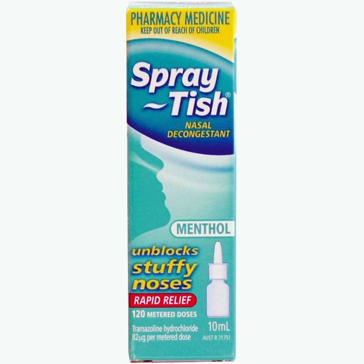 SPRAY TISH MENTHOL 10ML METERED DOSE NASAL MIST PUMP SPRAY 120 spray-tish-menthol-10ml-metered-dose-nasal-mist-pump-spray-120