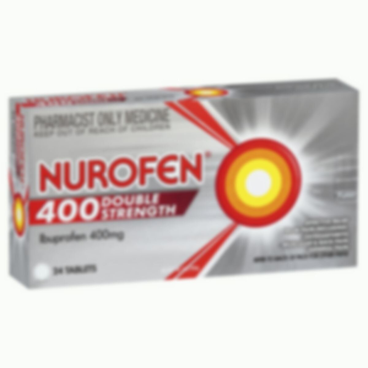 NUROFEN DOUBLE STRENGTH 400MG 24 TAB PAIN AND INFLAMMATION RELIEF
