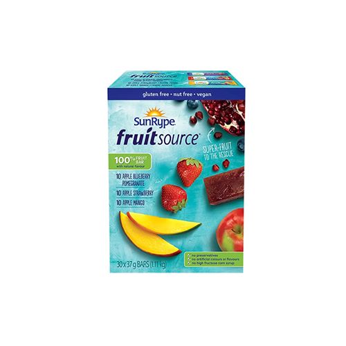 SunRype Fruit Source Fruit Bars, 30 × 37 g