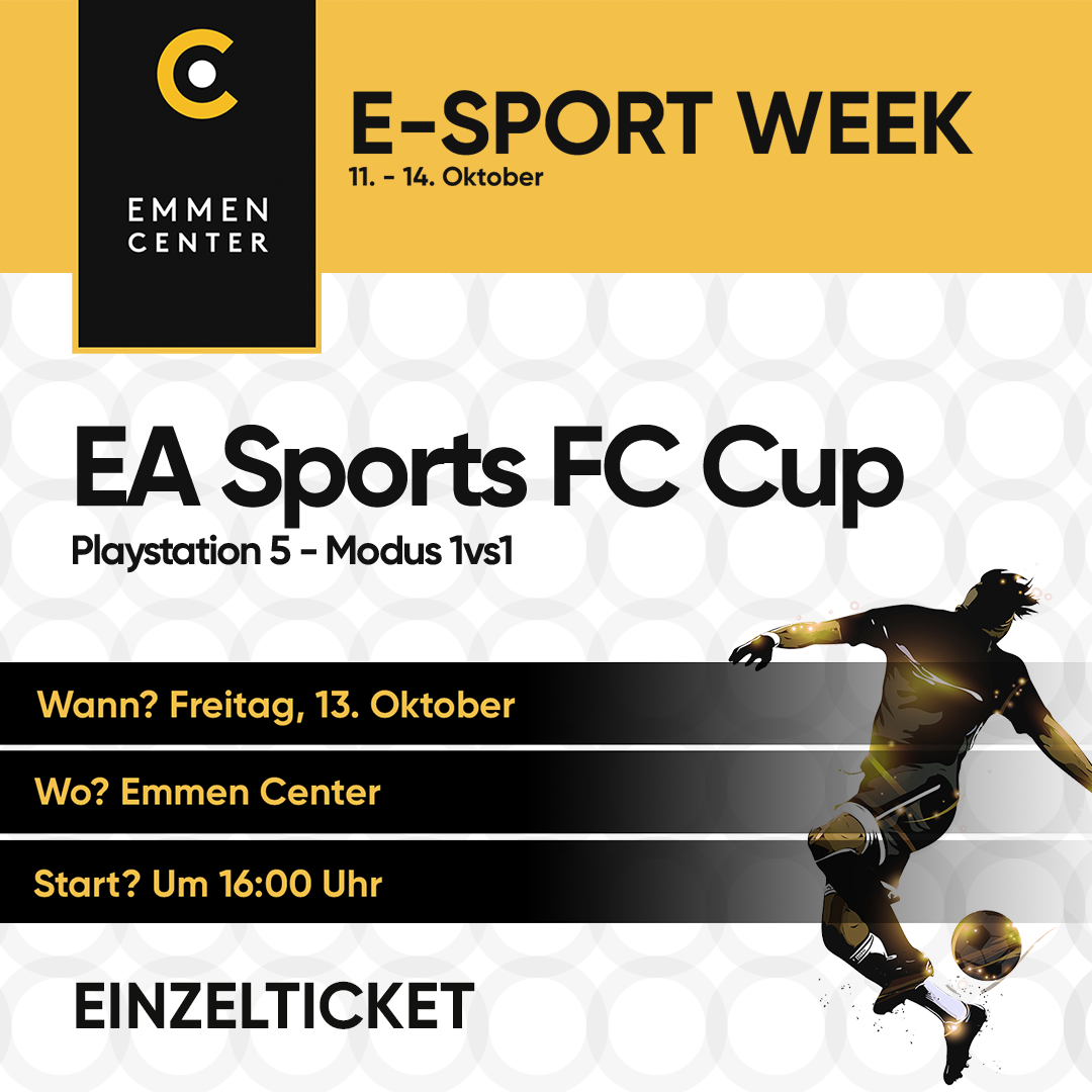 EA Sports FC 24 Turnier - 1vs1 - 13.10.2023 | Emmen Center E-SPORT WEEK