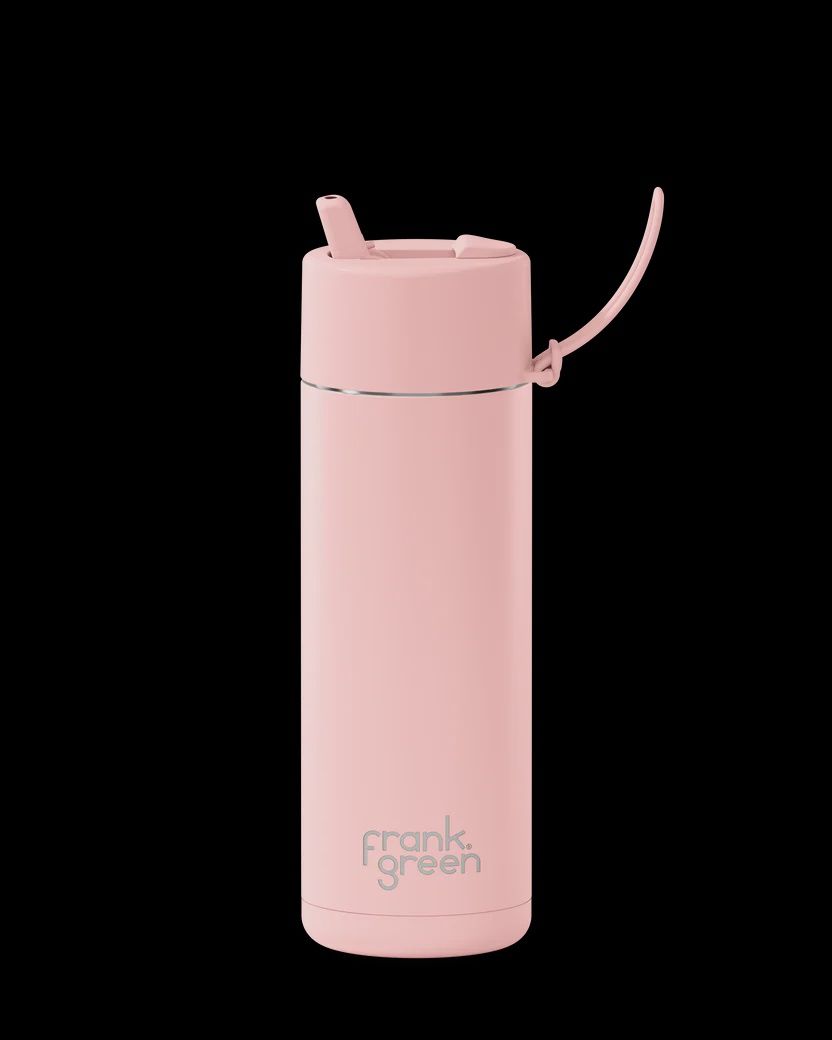 Ceramic Reusable Bottle - Blushed Flip Lip