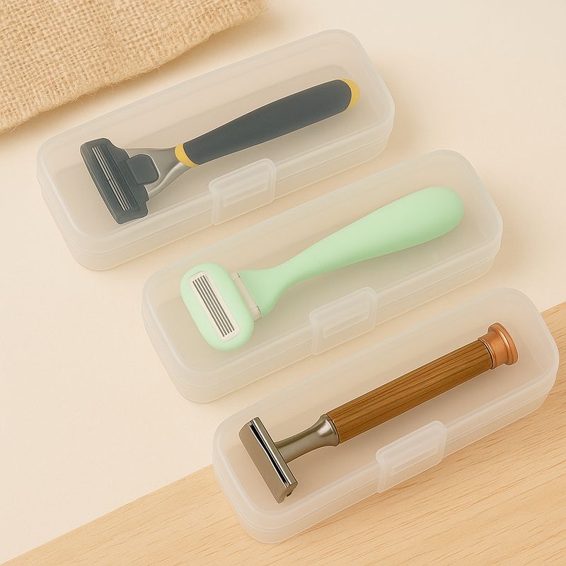 Plastic Razor Travel Case