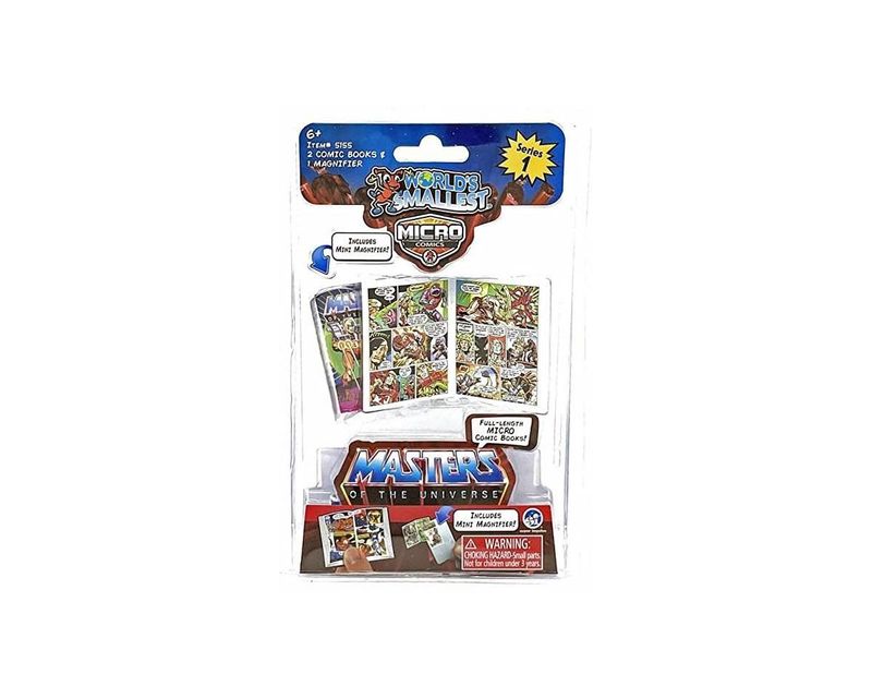 Super Impulse World’s Smallest Masters of the Universe Micro Comic Books