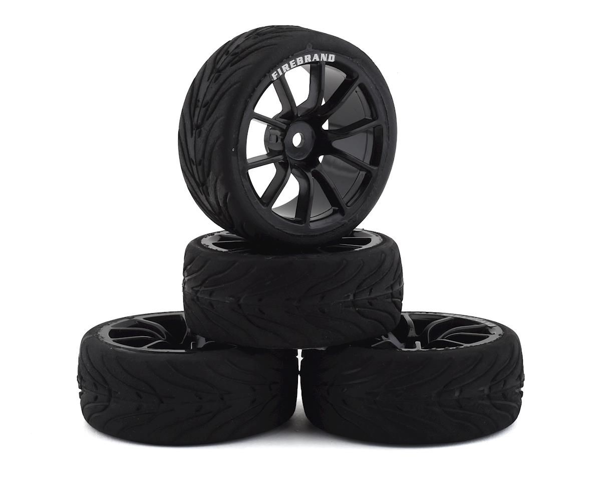 Firebrand RC Turbine RT3 Pre-Mounted On-Road Tires (4) (Black)