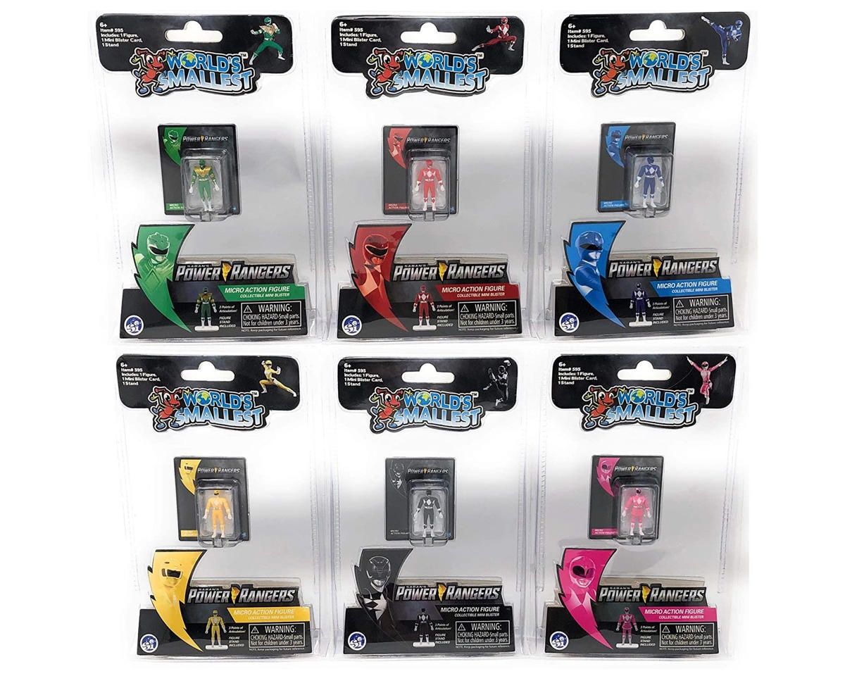 Super Impulse Worlds Smallest Power Rangers Micro Action Figure ...