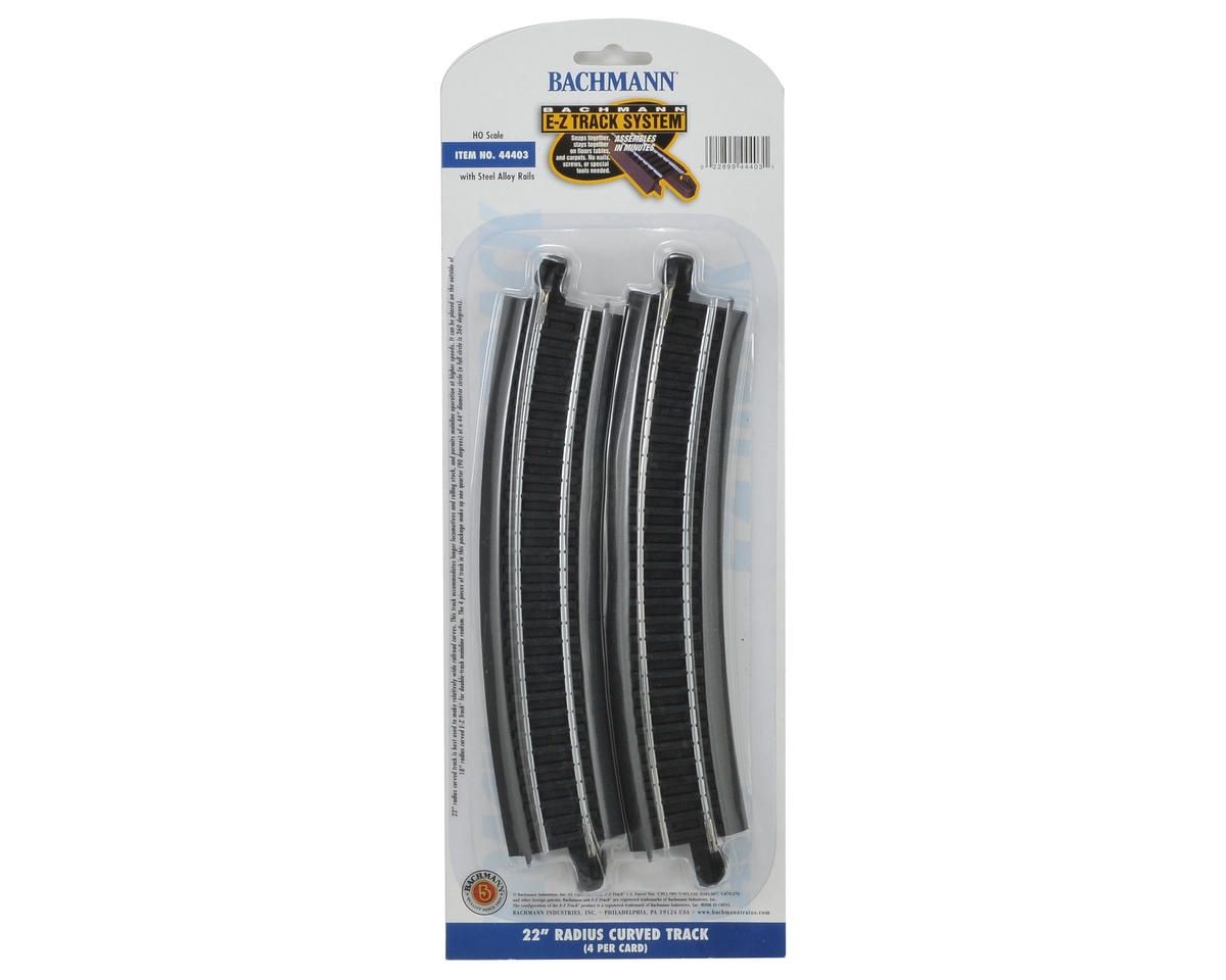 Bachmann E-Z Track 22" Radius Curve (4) (HO-Scale)