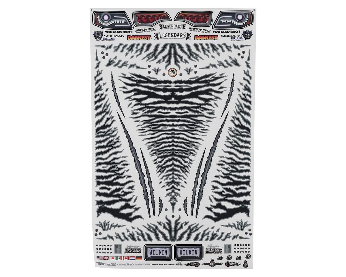 Firebrand RC Siberian Tiger Decals Sheet