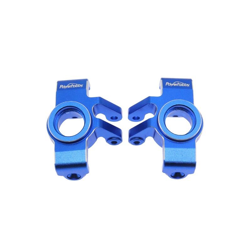 Power Hobby Aluminum Steering Knuckles, Blue, for Arrma Mojave Grom