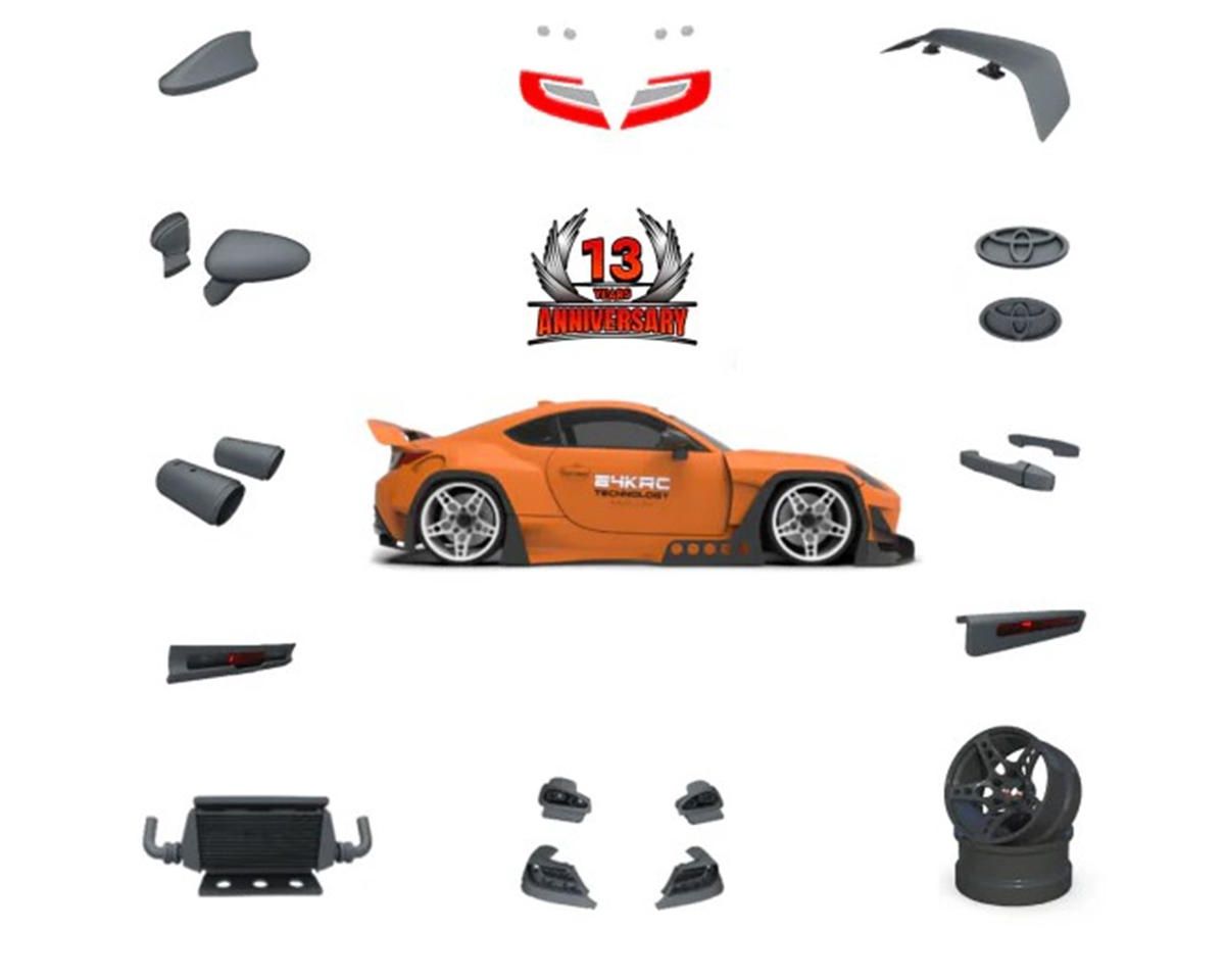 24K RC Technology 1/10 13th Anniversary GR86 Full Drift Spec Body Set ...