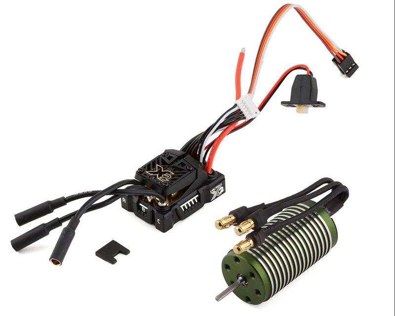 Castle Creations Mamba Micro X2 Waterproof 1/18th Scale Brushless Combo ...