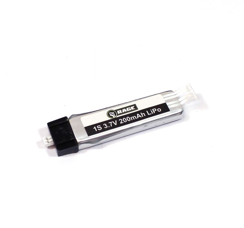 Rage R/C 1S 3.7V 200mAh LiPo Battery; Beechcraft