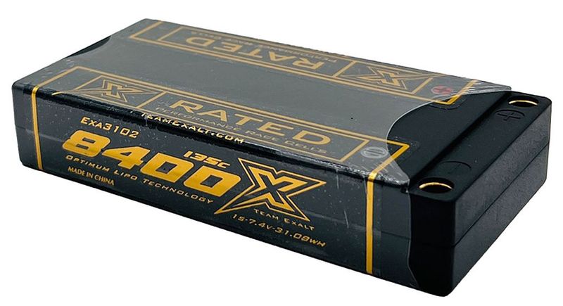 Exalt 1S/3.7V-8400MAH-135C X-Rated LiPo Battery Series