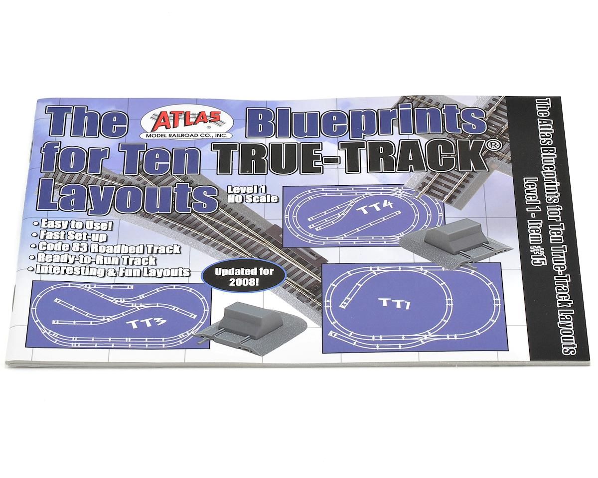 Atlas Railroad Blueprints for 10 True Layouts Book