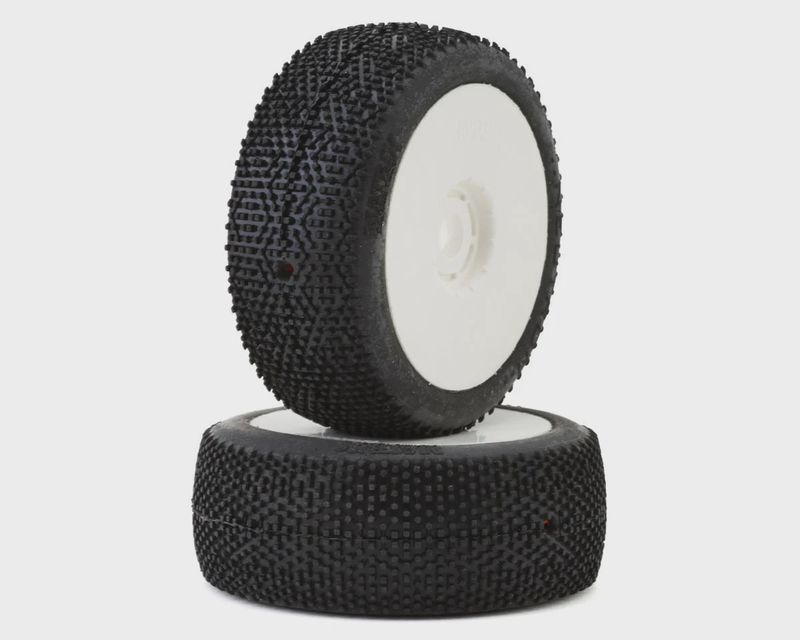 Matrix Neutron 1/8 Off-Road Pre-Mounted Buggy Tires (White) (2) (Super ...