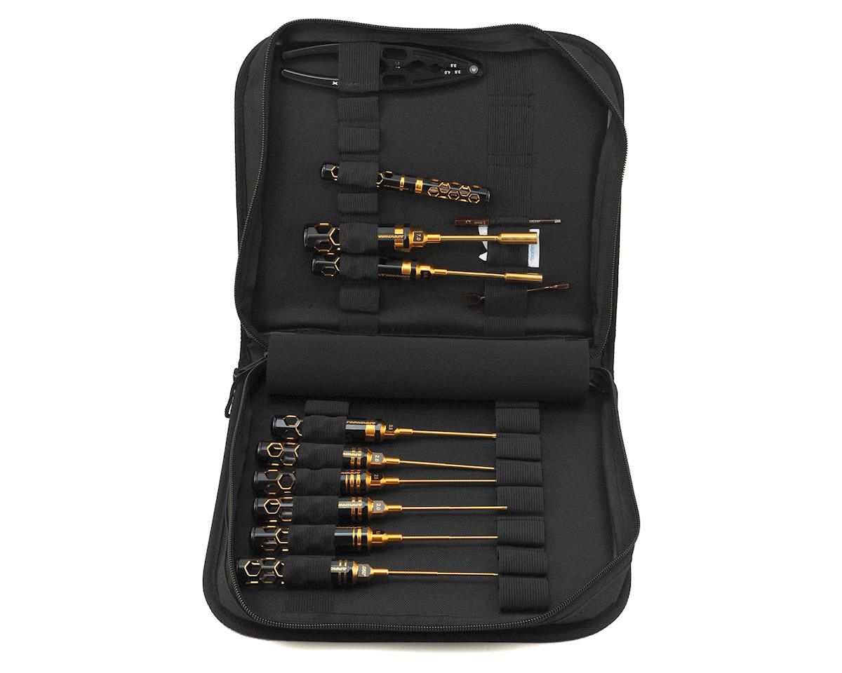 AM Arrowmax 12-Piece Metric Black Golden 1/10 Off-Road Tool Set w ...