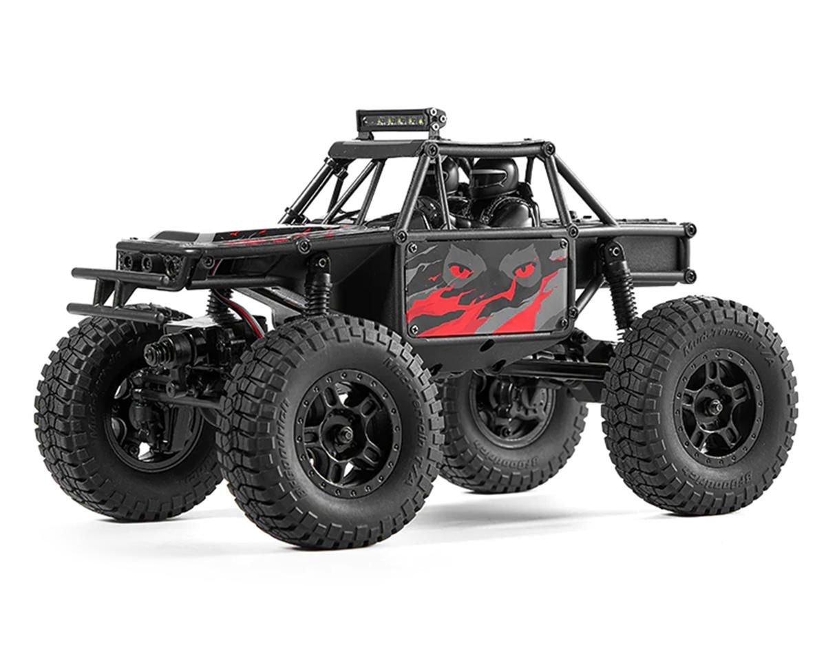 FMS 1/24 FCX24 Lemur 4x4 RTR Scale Micro Rock Crawler (Black/Red)