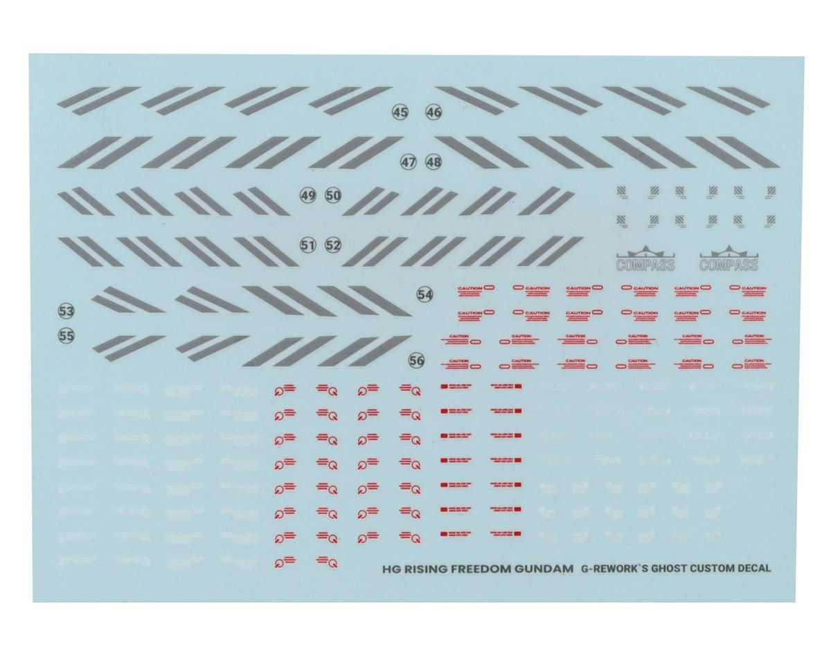 G-Rework Rising Freedom Gundam Waterslide Decal Sheets (2)