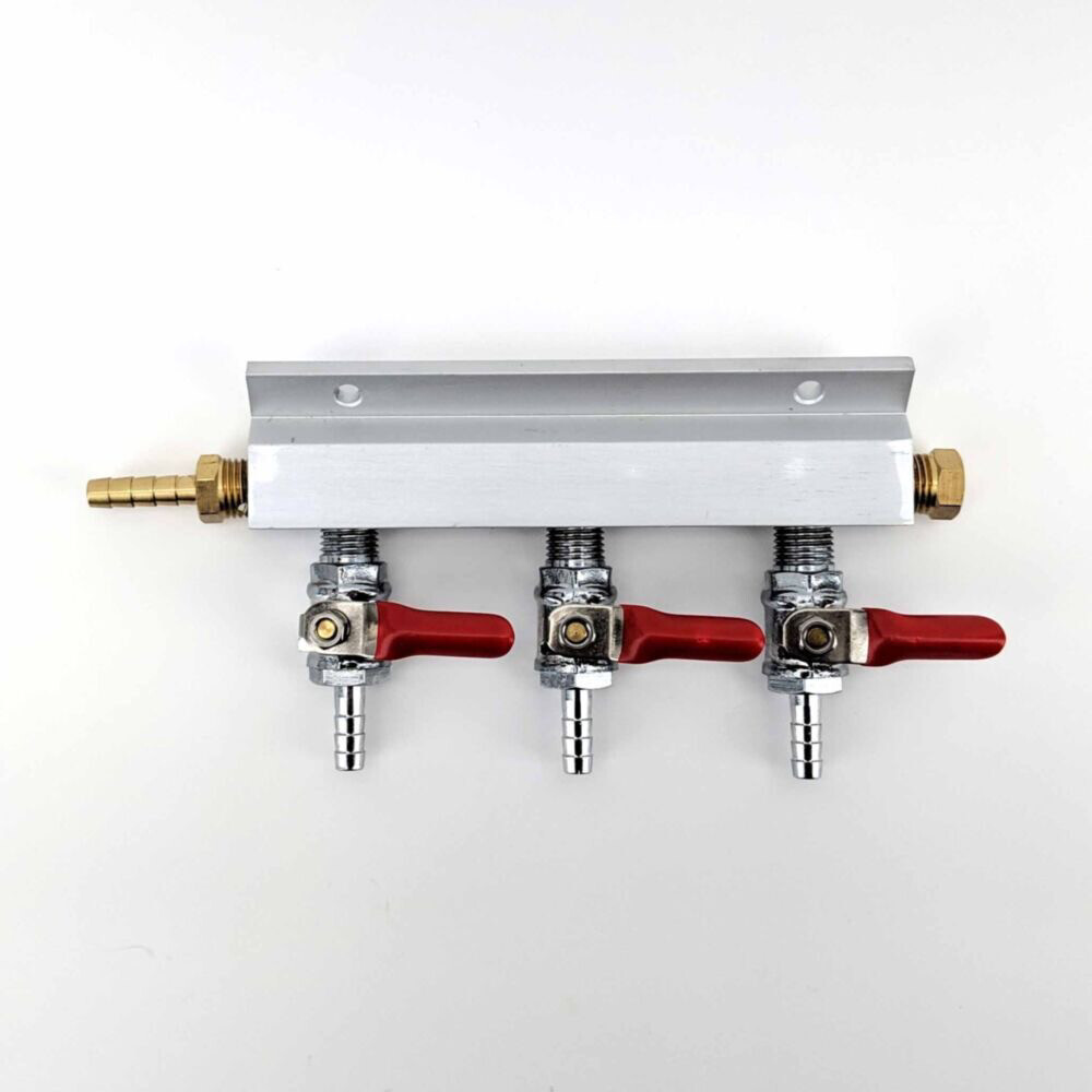 Gas Line Manifold Splitter 3 Ways