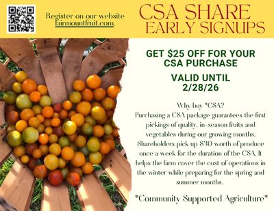 Online Store | Fairmount Fruit Farm | Franklin, MA