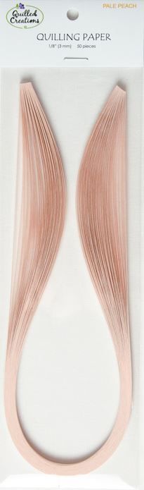 Quilled Creations Pale Peach Quilling Paper 1/4''