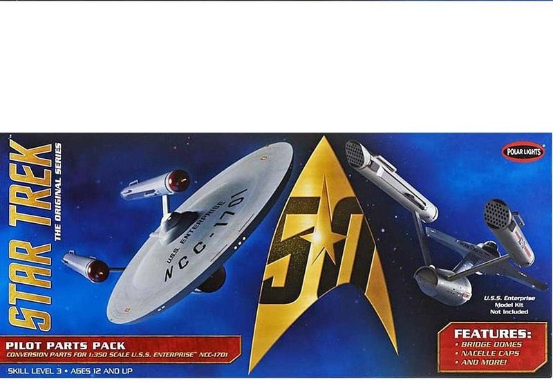 1/350 TOS Enterprise Pilot Parts Pack
