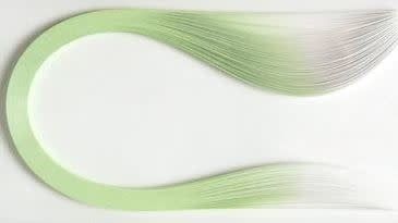 Quilled Creations Bright Green Graduated Quilling Paper 1/4''