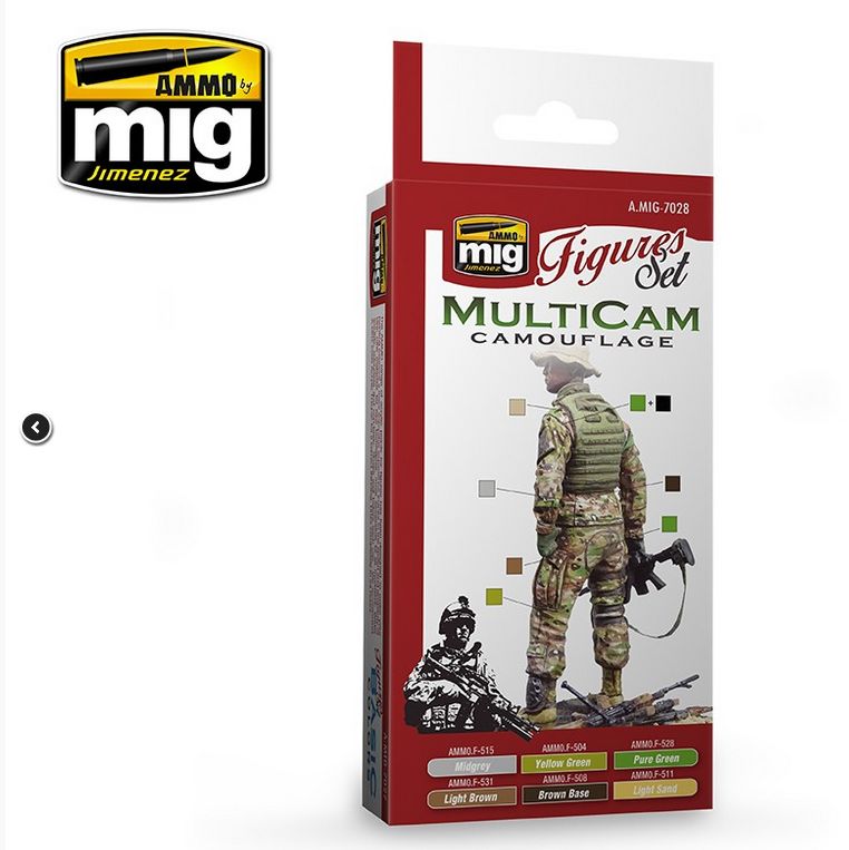 Multicam Camouflage Color Set