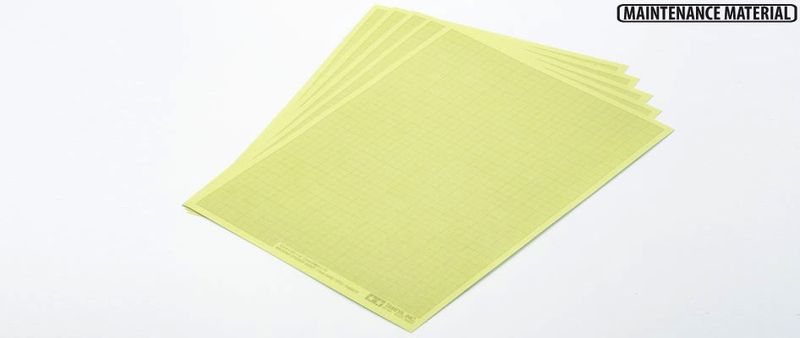 Tamiya MASKING SHEET 1MM GRID X5