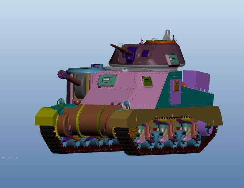 I Love Kits M3 Grant Medium Tank 1/35 scale