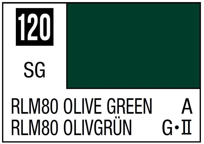 RLM80 Olive Green (Semi-Gloss/Aircraft) - 10ml