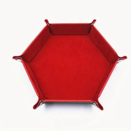 Hexagonal Dice Tray Pattern
