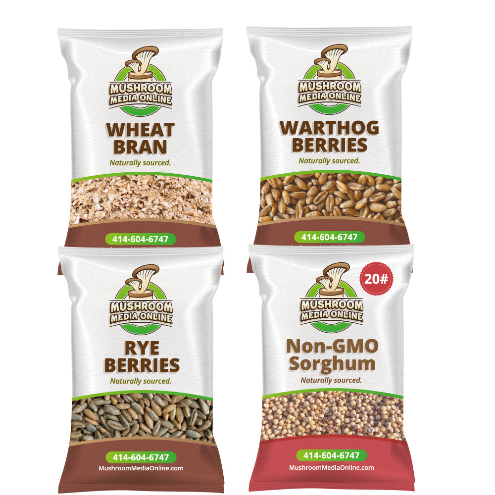 Mushroom Grains and Brans | Lab Ratz Flow Hoods