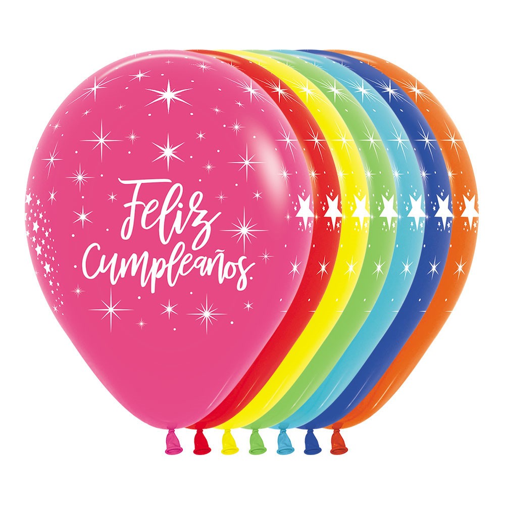 Bombas Sempertex Colores Radiantes X12 UND
