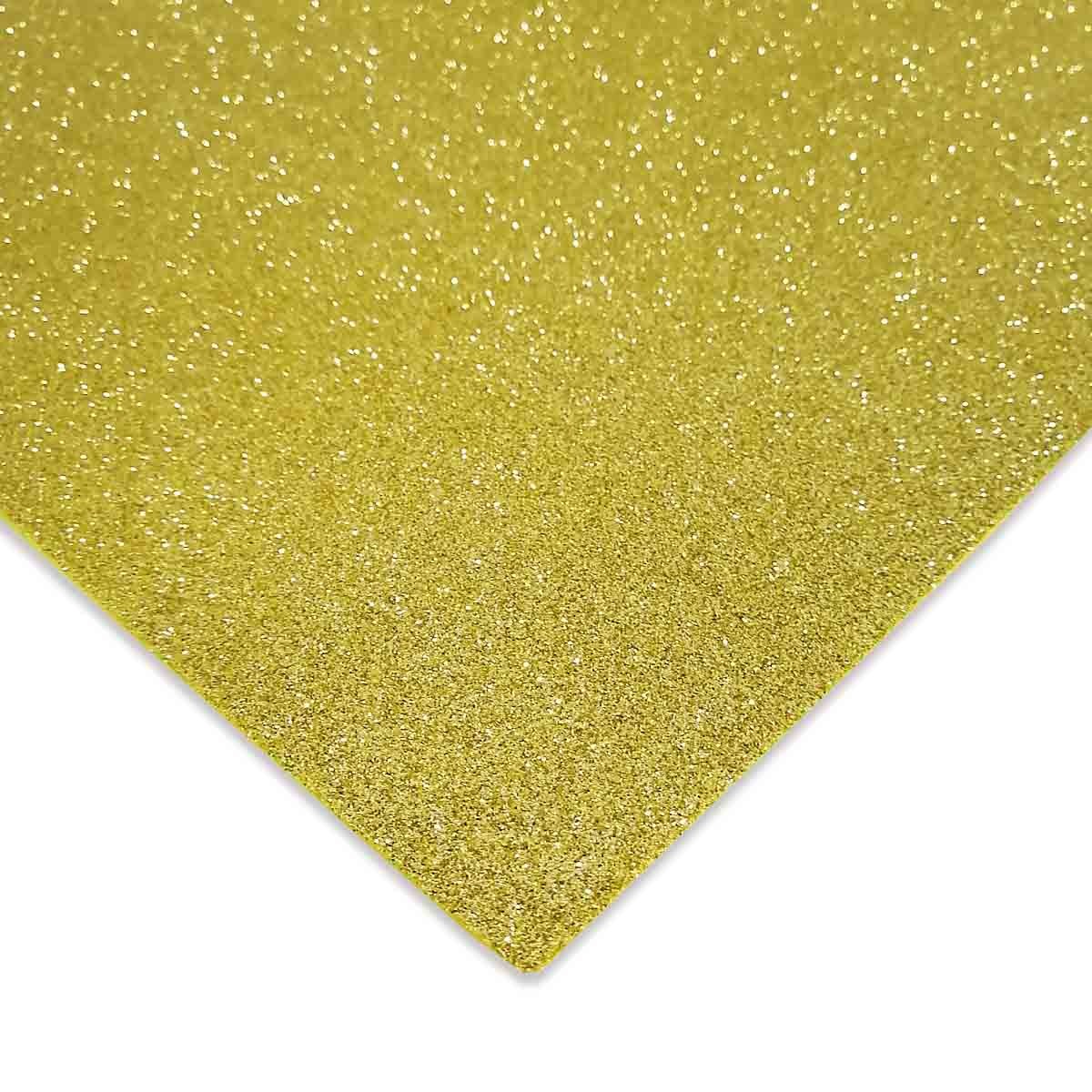 Foami Escarchado 1/2 Color Dorado x 1 und