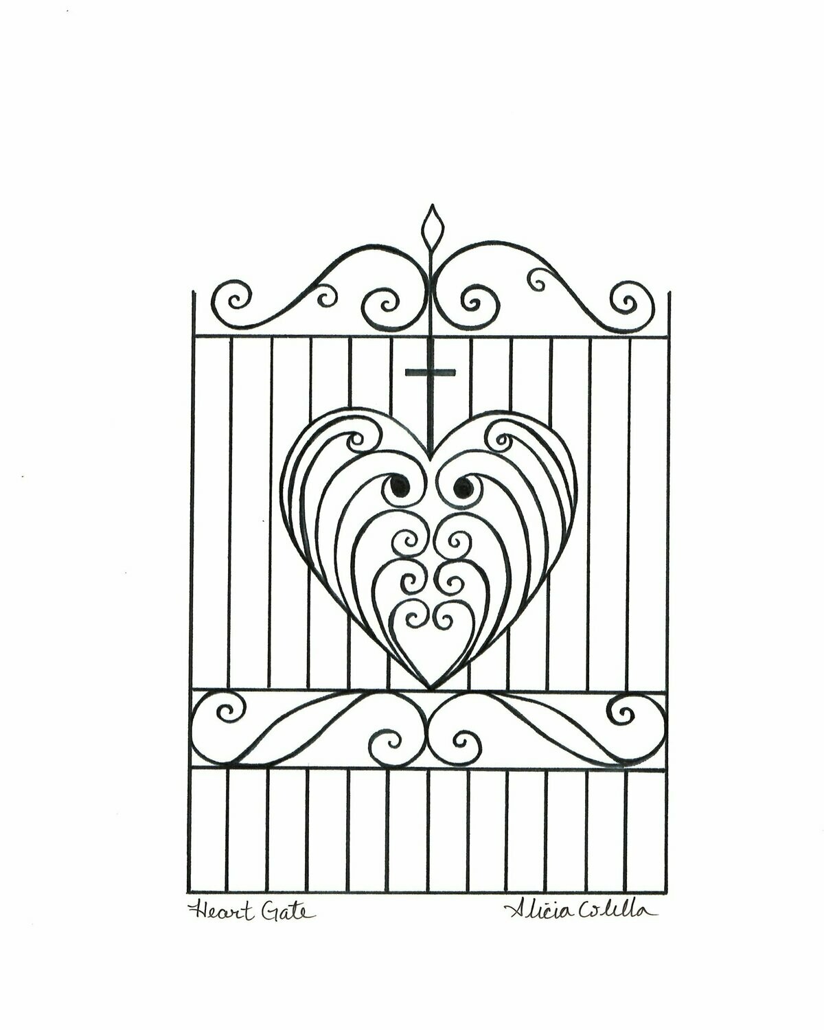 "Philip Simmons Heart Gate"