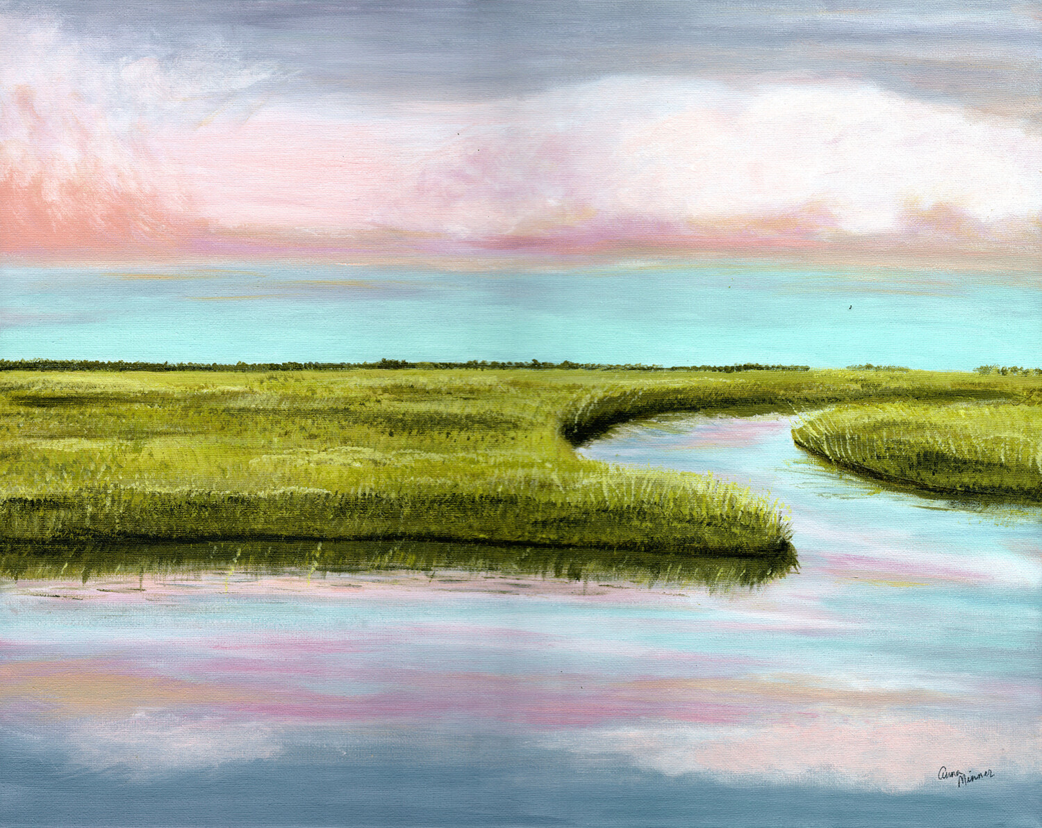 "Colorful Marsh" by Anna Minner