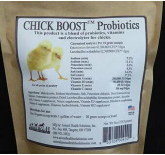 CHICK Boost Probiotics - 3OZ | PeteCo Supply