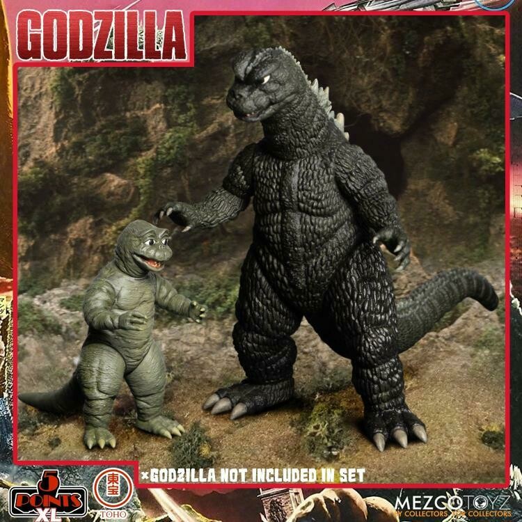 MEZCO 5 POINTS Godzilla Destroy all Monsters Round Two Box Set
