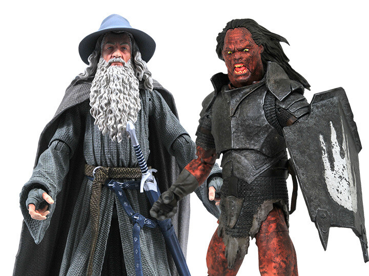Diamond Select Lord of the Rings Wave 4 Set of 2 (Sauron BAF) Gandalf ...