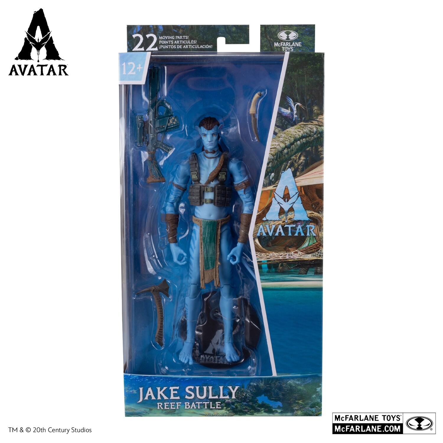 Avatar 2 Way of Water Jake Sully (Reef Battle) 7" Scale Action Figure