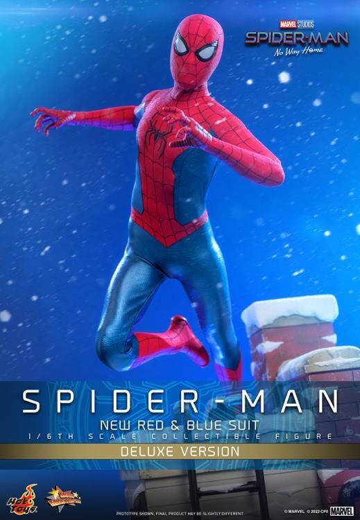 Pre Order Hot Toys Spider Man No Way Home Spider Man New Red And