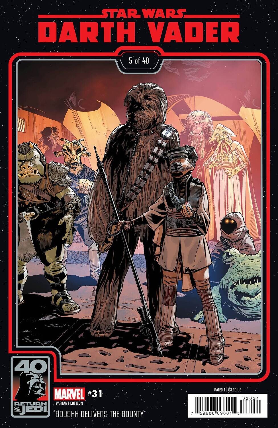 STAR WARS DARTH VADER #31 RETURN JEDI 40TH ANNIVERSARY VAR MARVEL COMICS