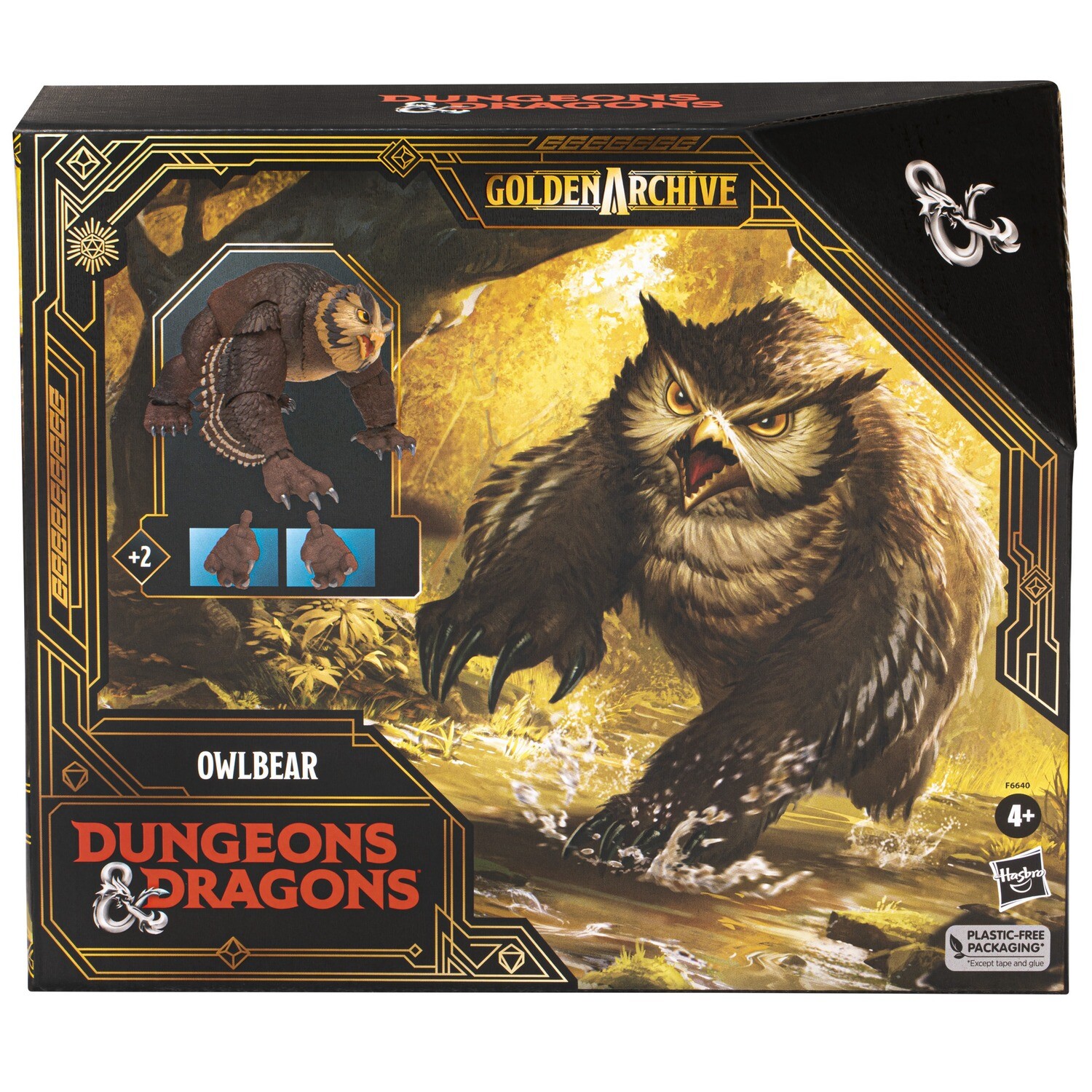 **PRE ORDER** Dungeons & Dragons Golden Archive Owlbear (Brown ...