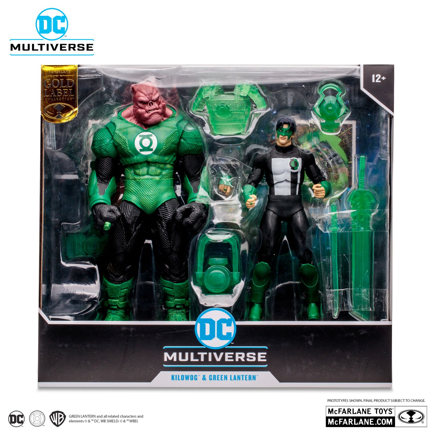 MCFARLANE TOYS 7" DC MULTIVERSE GREEN LANTERN KYLE RAYNOR & KILOWOG 2 ...