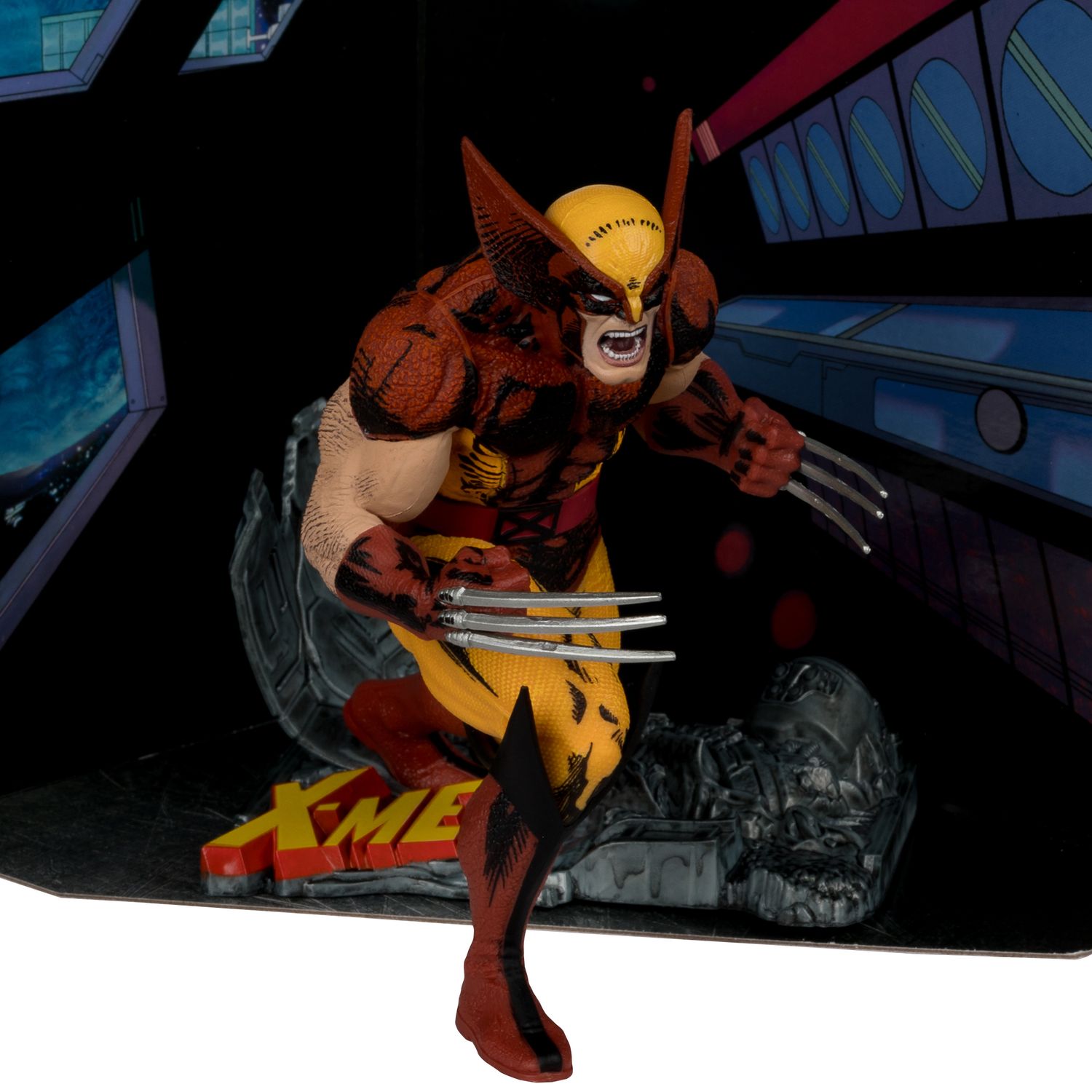 McFarlane MARVEL Wolverine 1:10th Scale Collectible with Scene (X-Men #1)