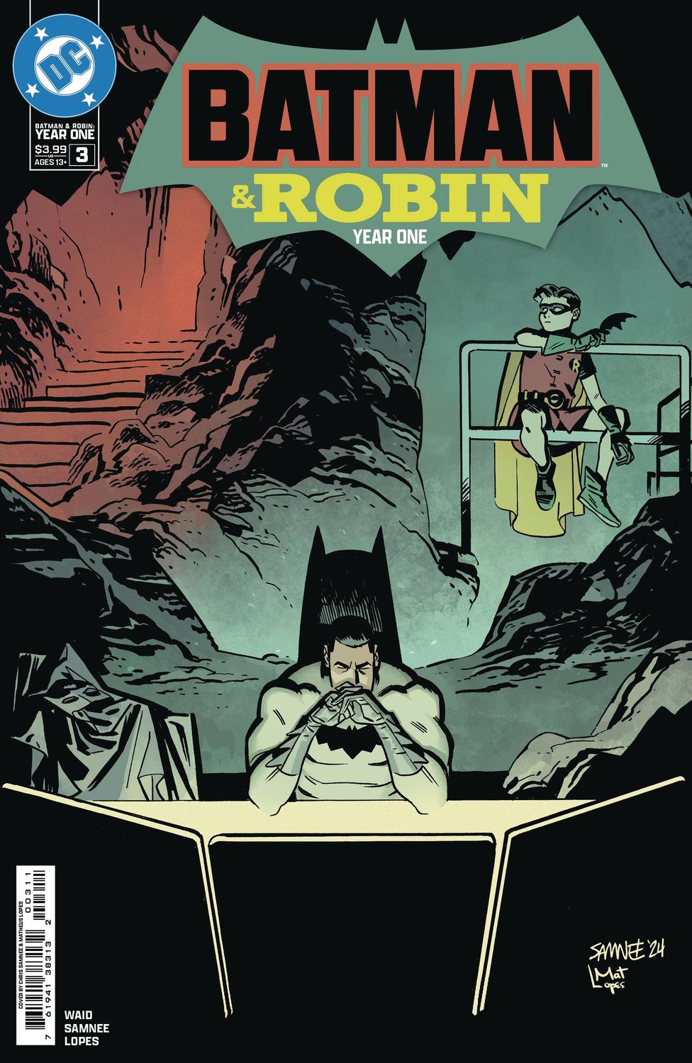 BATMAN AND ROBIN YEAR ONE #3 (OF 12) CVR A CHRIS SAMNEE DC COMICS (18th ...