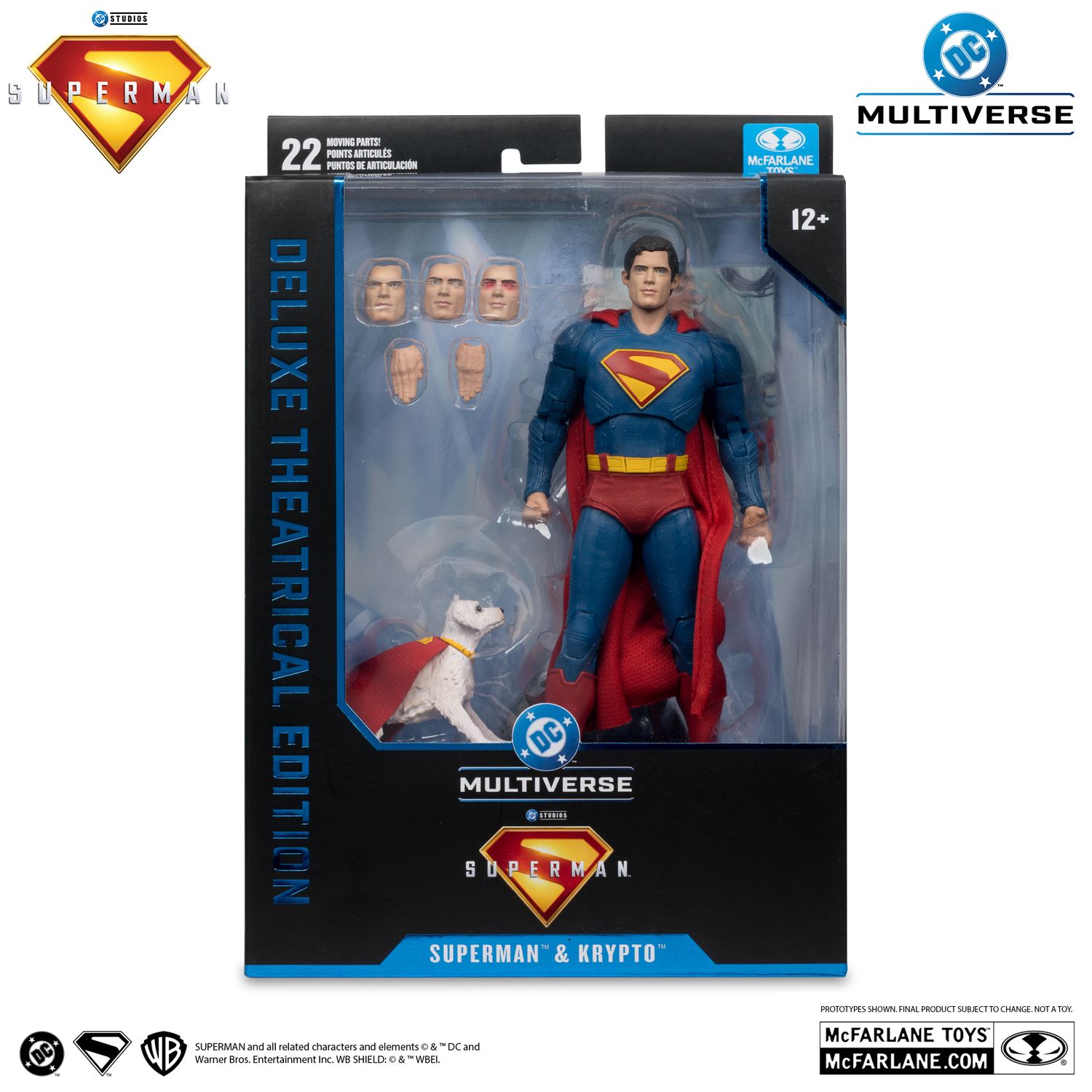 ***PRE-ORDER*** MCFARLANE TOYS 7" DC MULTIVERSE Superman and Krypto (Superman 2025) Deluxe ...