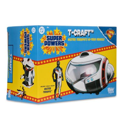 DC SUPER POWERS 5" T-Craft Mr. Terrific’s Hi-Tech Vehicle with Mr ...